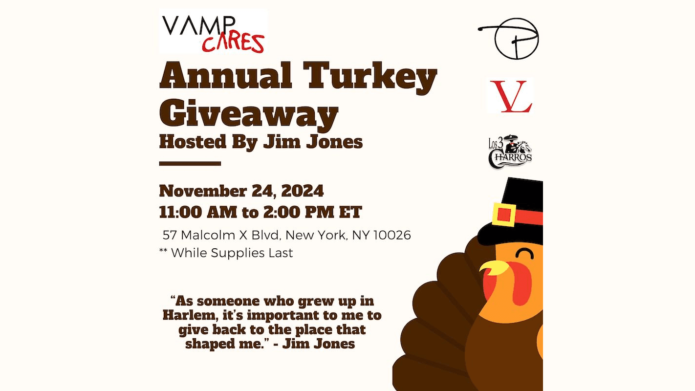 Jim Jones Hosting Turkey Giveaway in Harlem on November 24th
